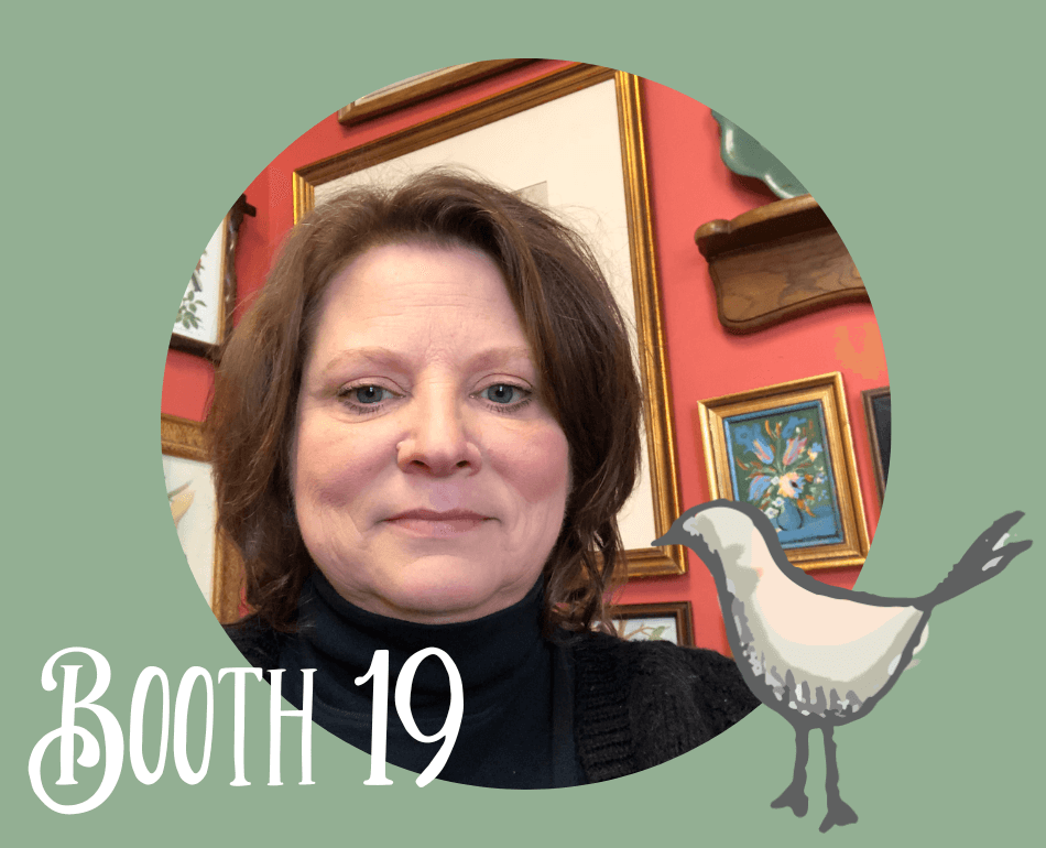 Booth 19 - Rose & Willow Antiques - Rare Bird Antiques